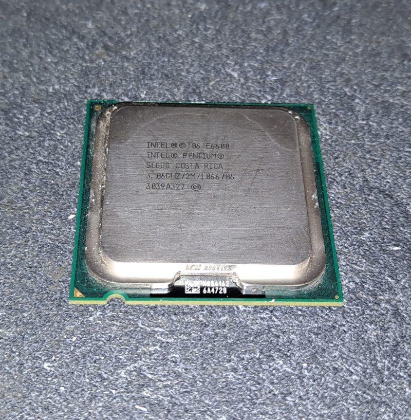 Processeur Intel Pentium Dual-Core E6600 CPU SLGUG CPU 3.06GHz 2M LGA ...