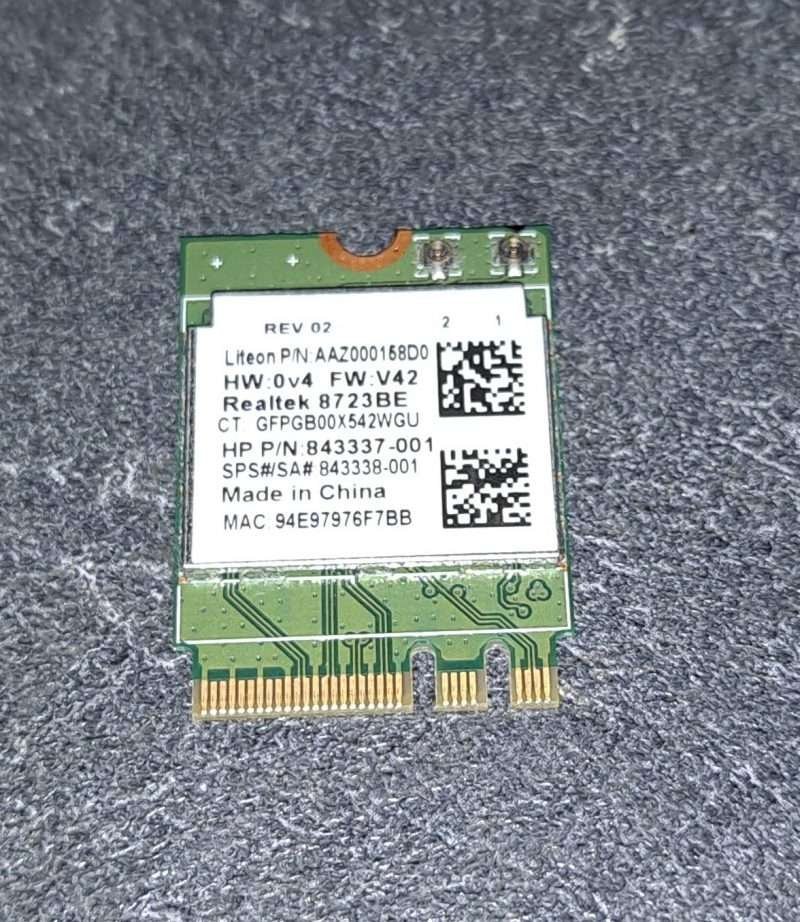 Carte Wifi Realtek RTL8723BE - Vente de pièces détachées informatique ...